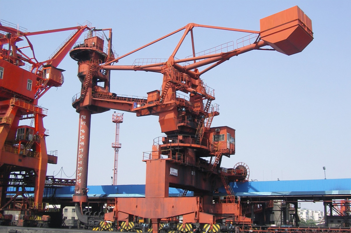 Remote Control Grab Bucket Ship Unloader for Bulk Cargo
